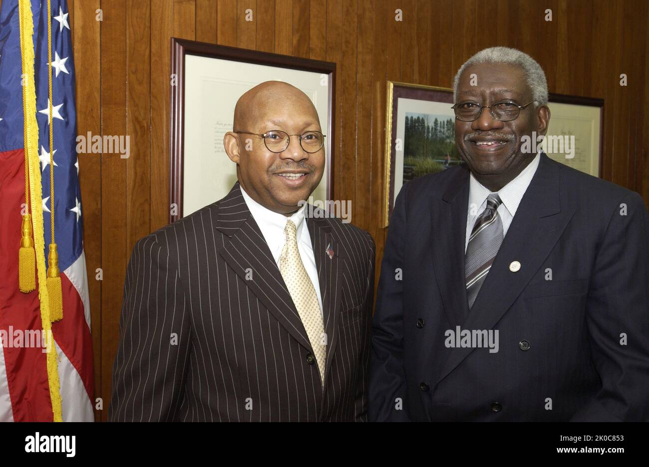 Acting Secretary Alphonso Jackson with H.R. Crawford. Acting Secretary ...