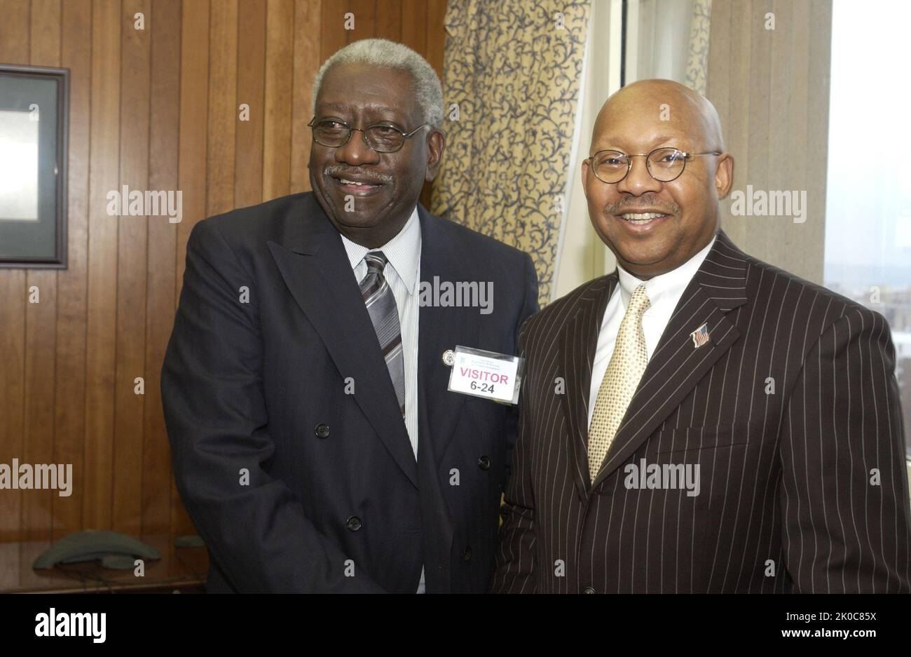 Acting Secretary Alphonso Jackson with H.R. Crawford. Acting Secretary ...