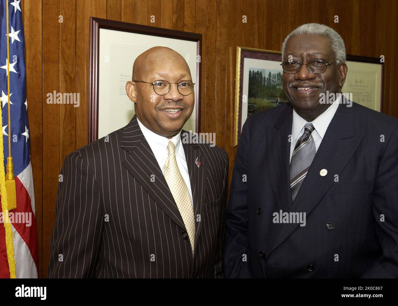 Acting Secretary Alphonso Jackson with H.R. Crawford. Acting Secretary ...