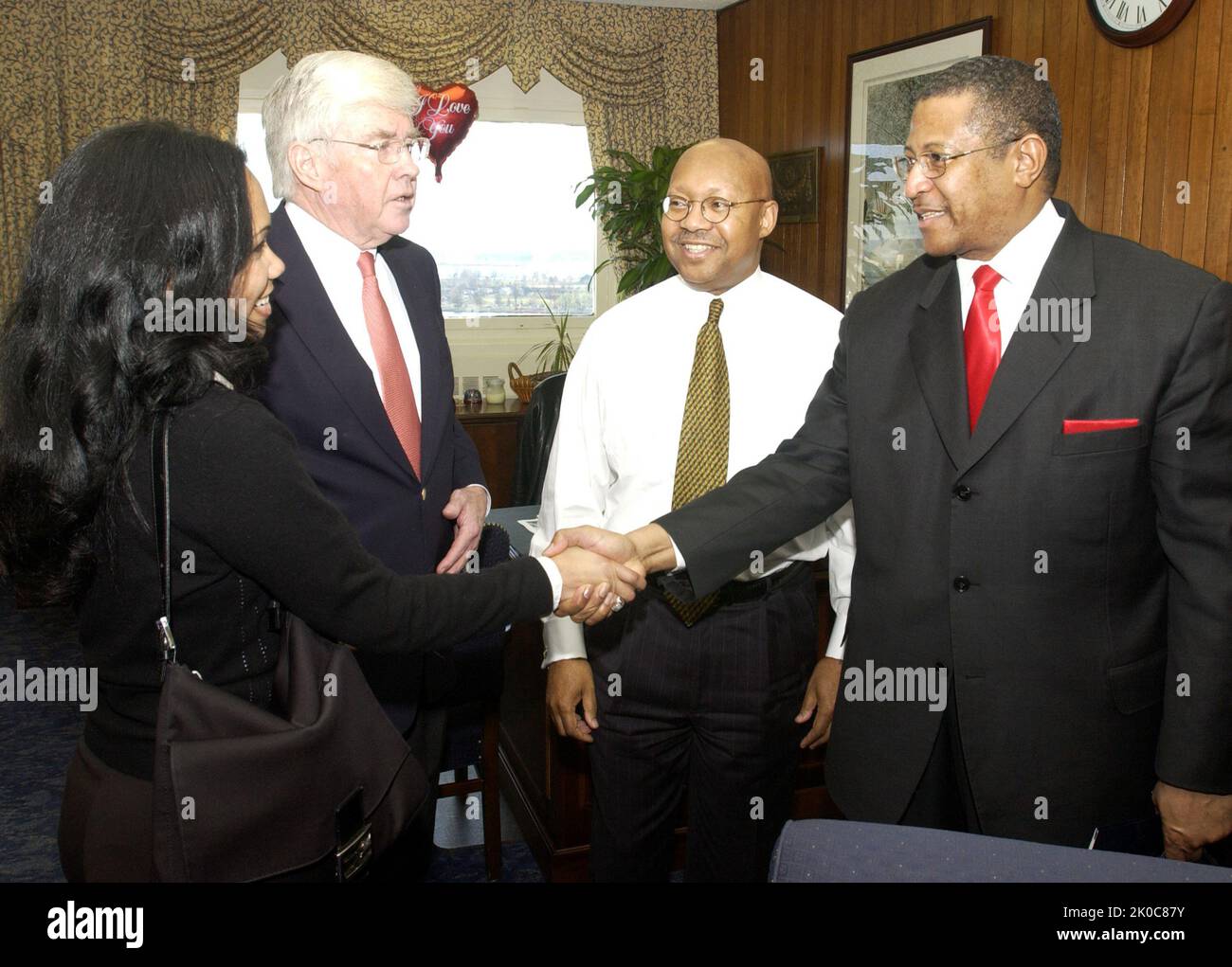 Acting Secretary Alphonso Jackson with Jack Kemp and James Perkins ...