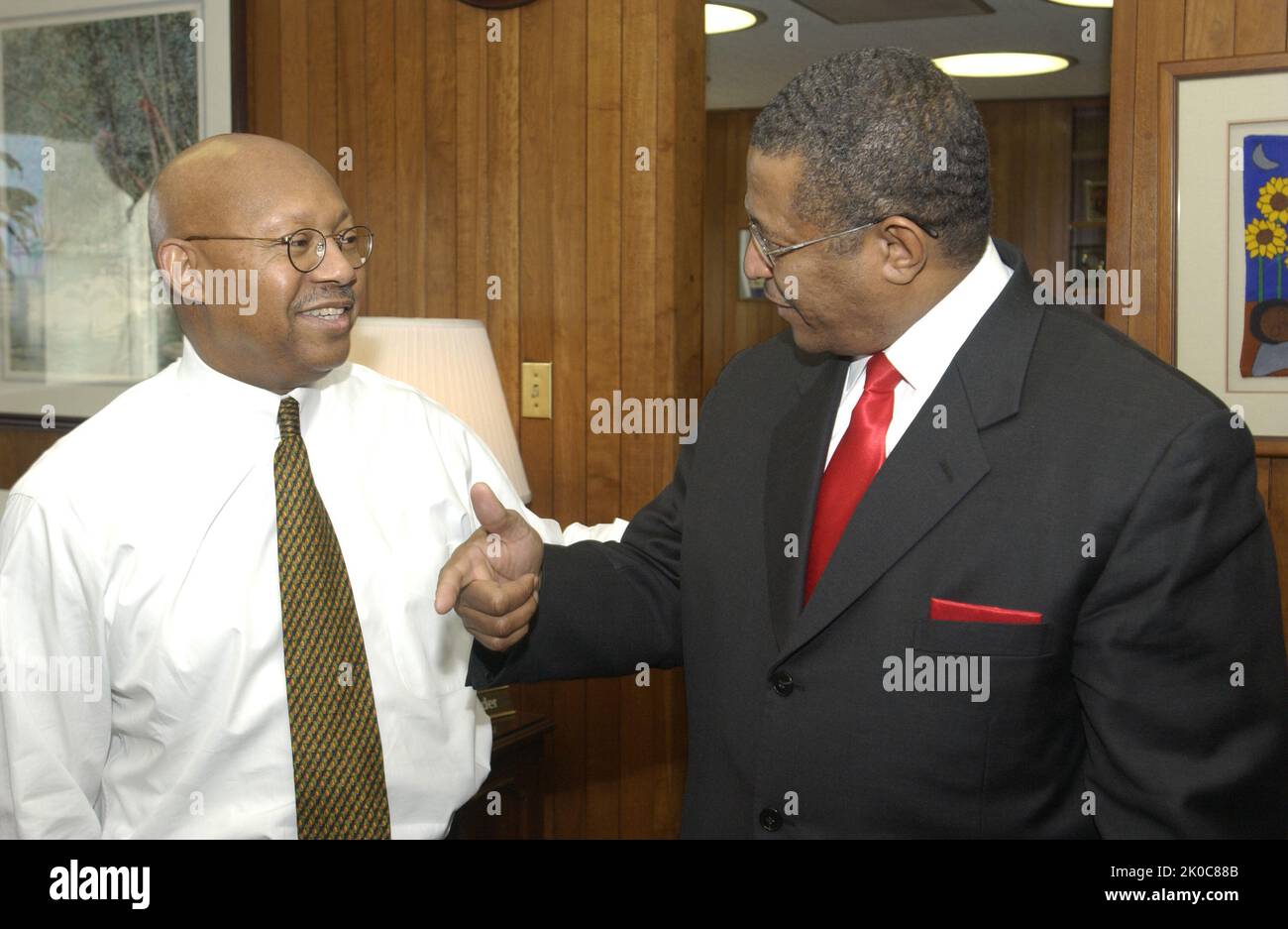 Acting Secretary Alphonso Jackson with Jack Kemp and James Perkins ...