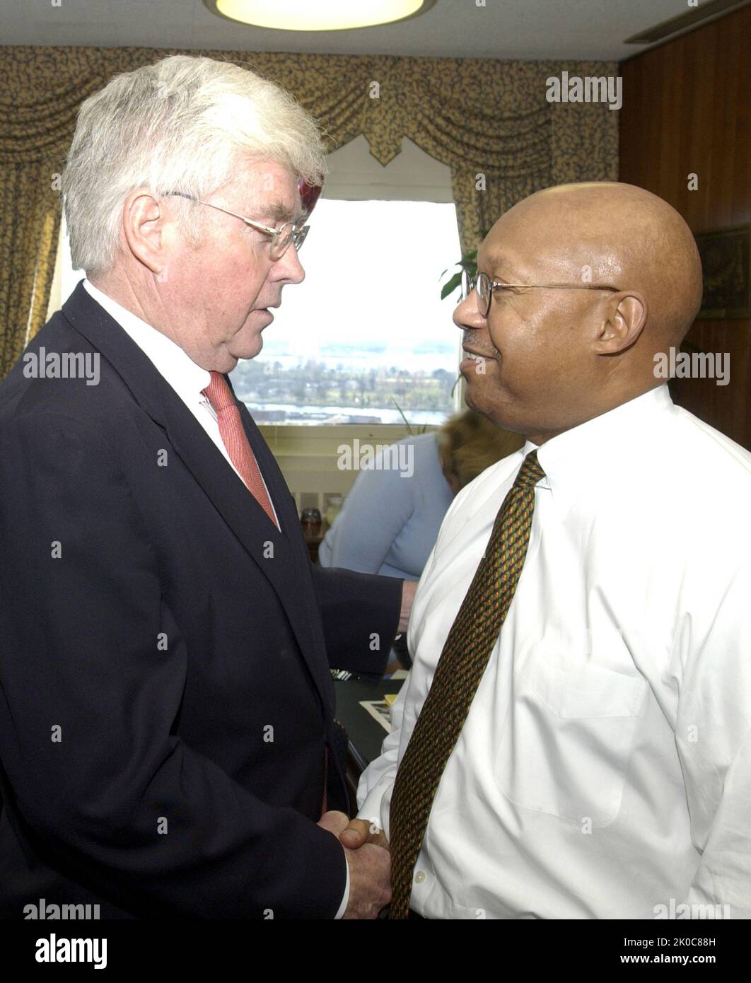 Acting Secretary Alphonso Jackson with Jack Kemp and James Perkins. Acting Secretary Alphonso ...