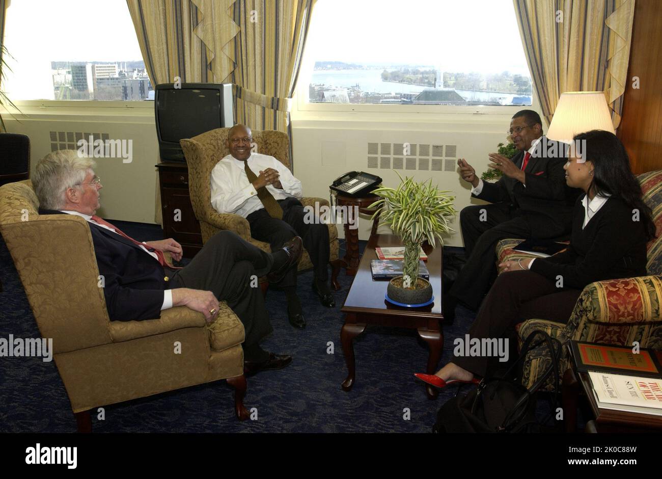 Acting Secretary Alphonso Jackson with Jack Kemp and James Perkins ...