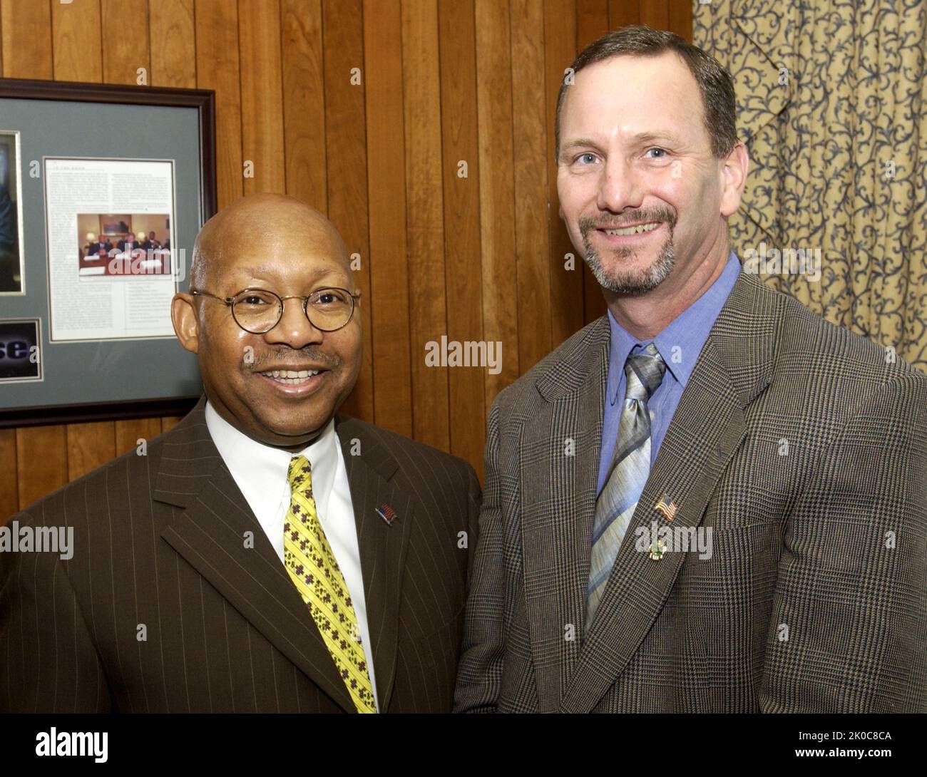 Acting Secretary Alphonso Jackson with Jeff Eubank. Acting Secretary Alphonso Jackson with Jeff ...