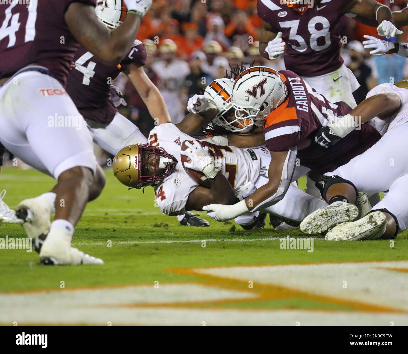 Blacksburg, Virginia, USA. 10th Sep, 2022. Boston College Eagles ...