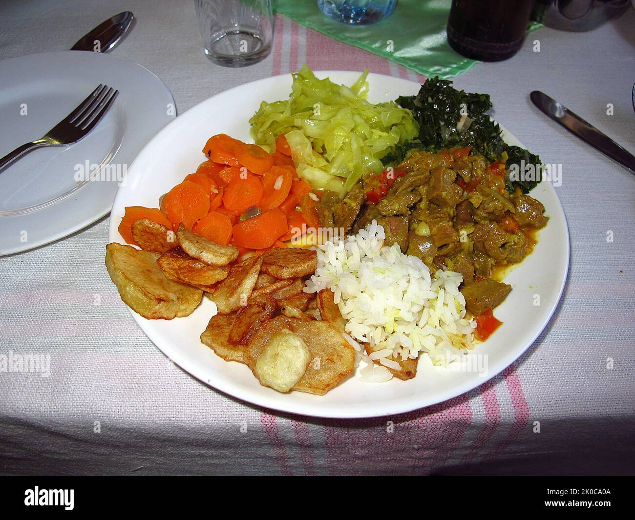The food in Axum, Ethiopia Stock Photo - Alamy