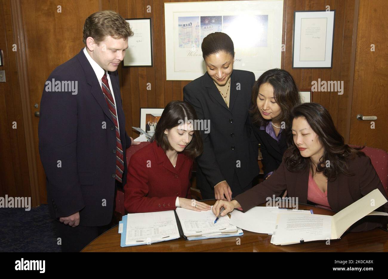 General Counsel Richard Hauser with Staff. General Counsel Richard ...
