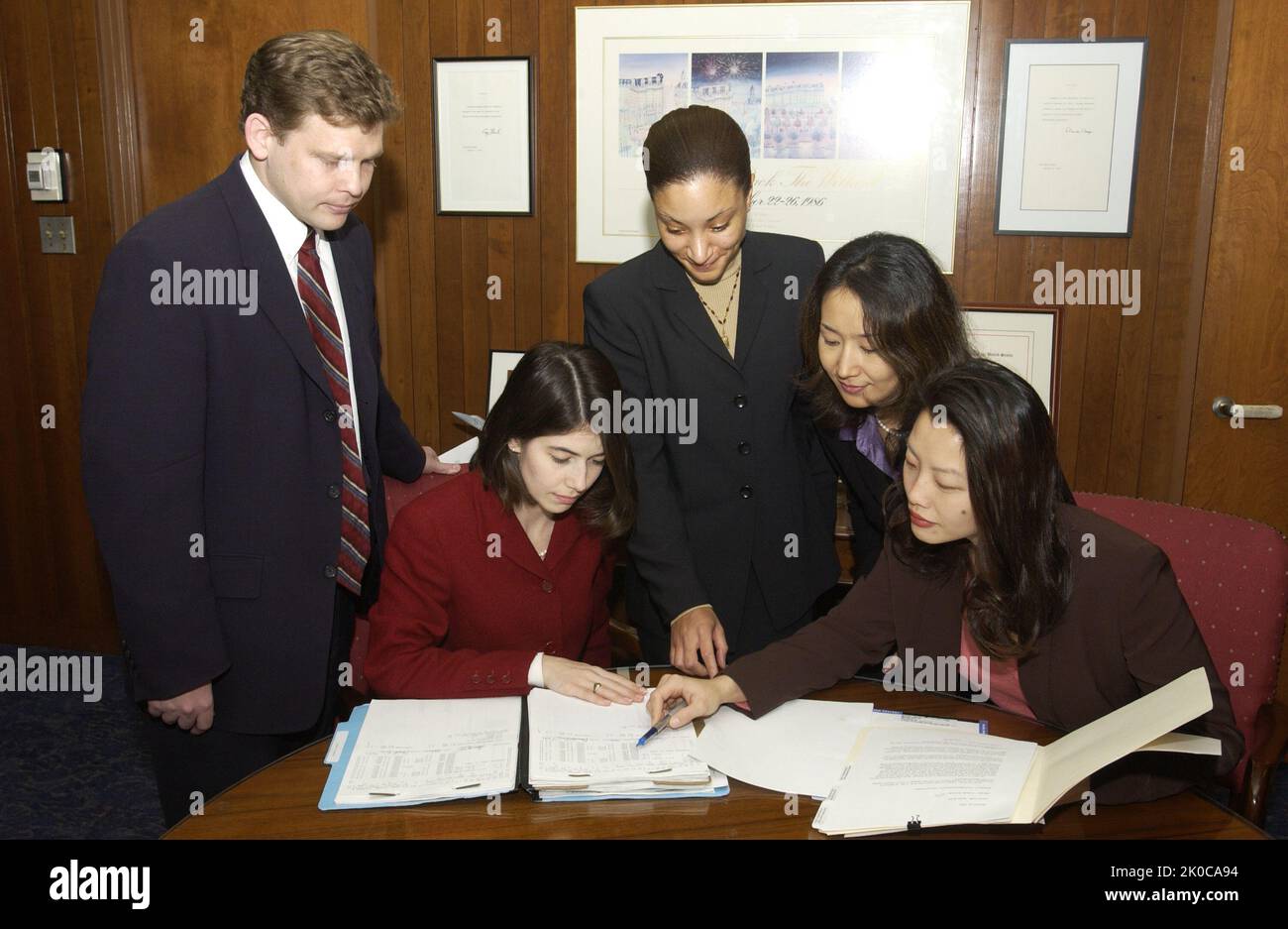 General Counsel Richard Hauser with Staff. General Counsel Richard ...
