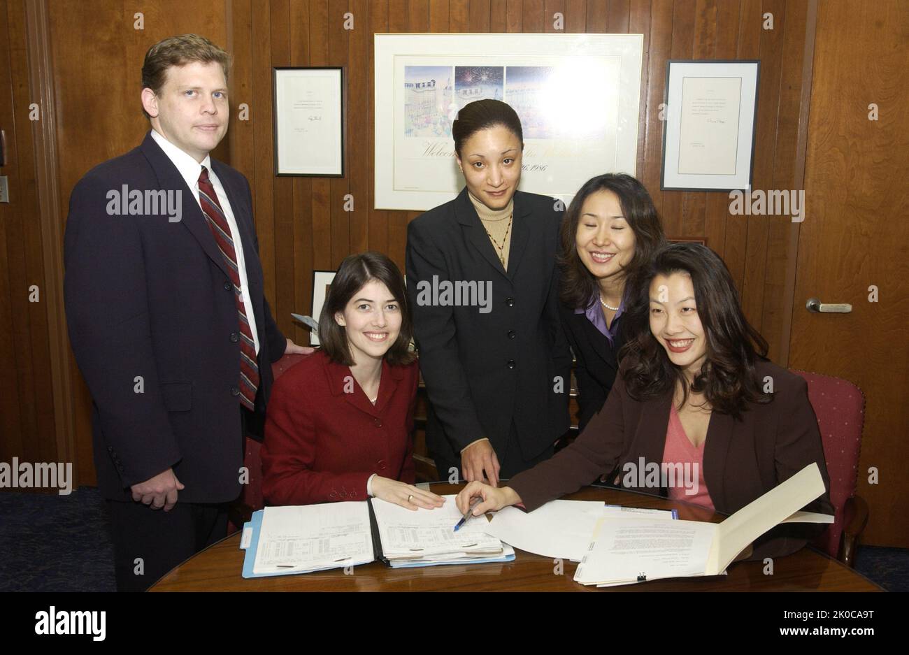 General Counsel Richard Hauser with Staff. General Counsel Richard ...
