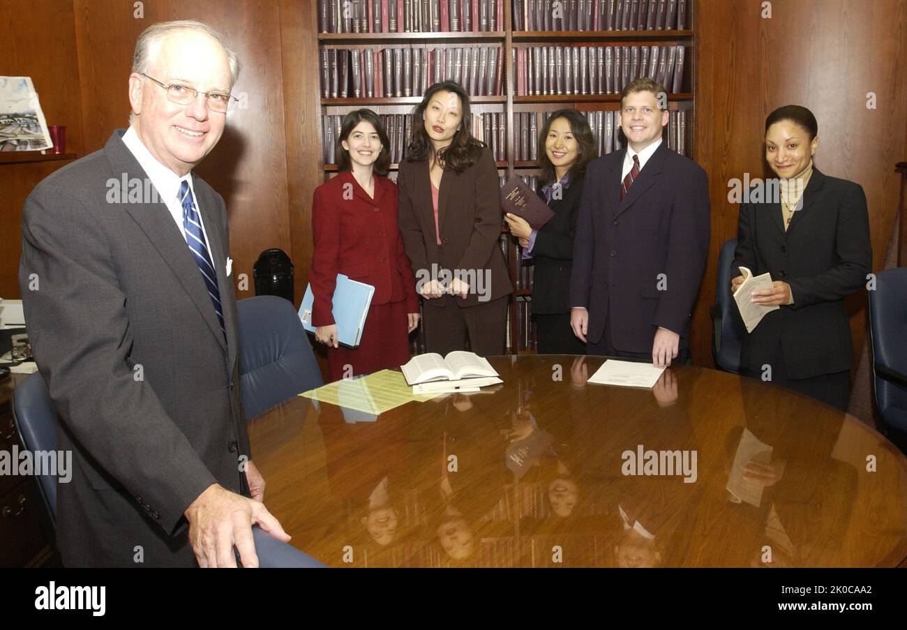 General Counsel Richard Hauser with Staff. General Counsel Richard ...