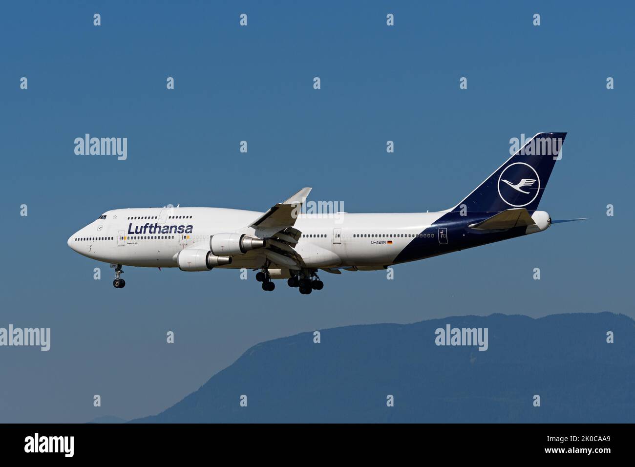 Richmond, British Columbia, Canada. 10th Sep, 2022. A Lufthansa Boeing ...