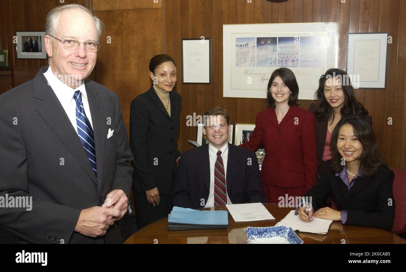 General Counsel Richard Hauser with Staff. General Counsel Richard ...