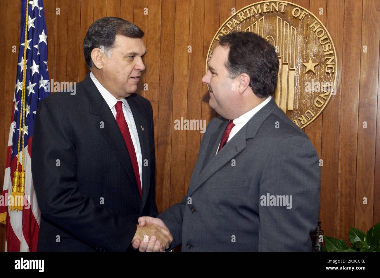 Secretary Martinez with Ron Phillips. Secretary Martinez with Ron ...