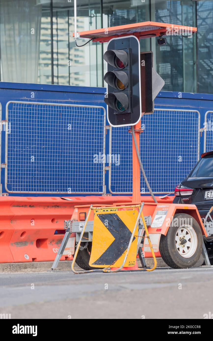 Transportable traffic lights hi-res stock photography and images - Alamy