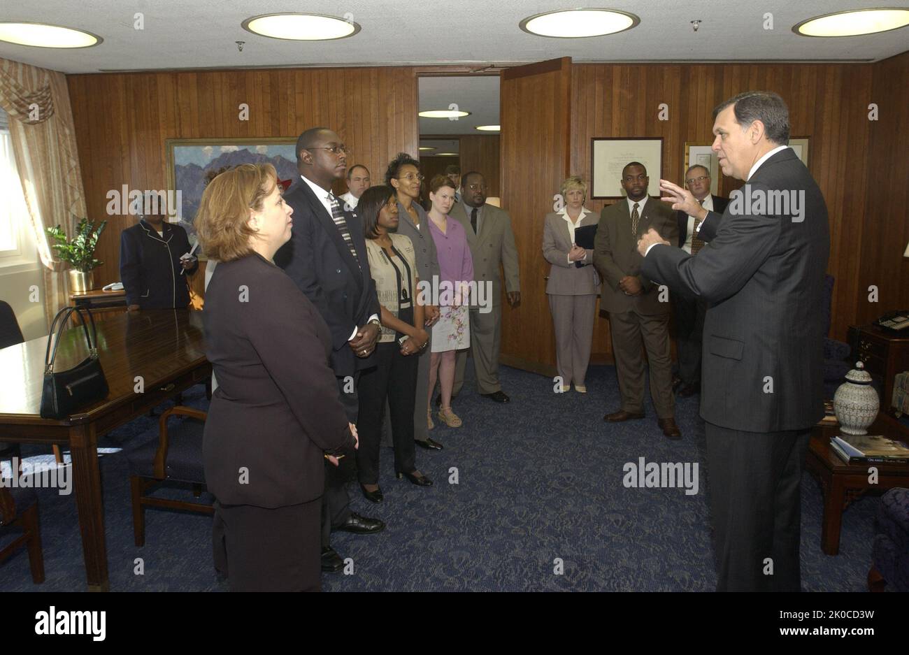 Secretary Mel Martinez with Field Policy and Management Staff ...
