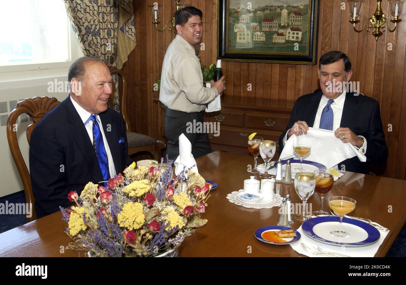 Secretary Mel Martinez with Joseph Reyes. Secretary Mel Martinez with ...