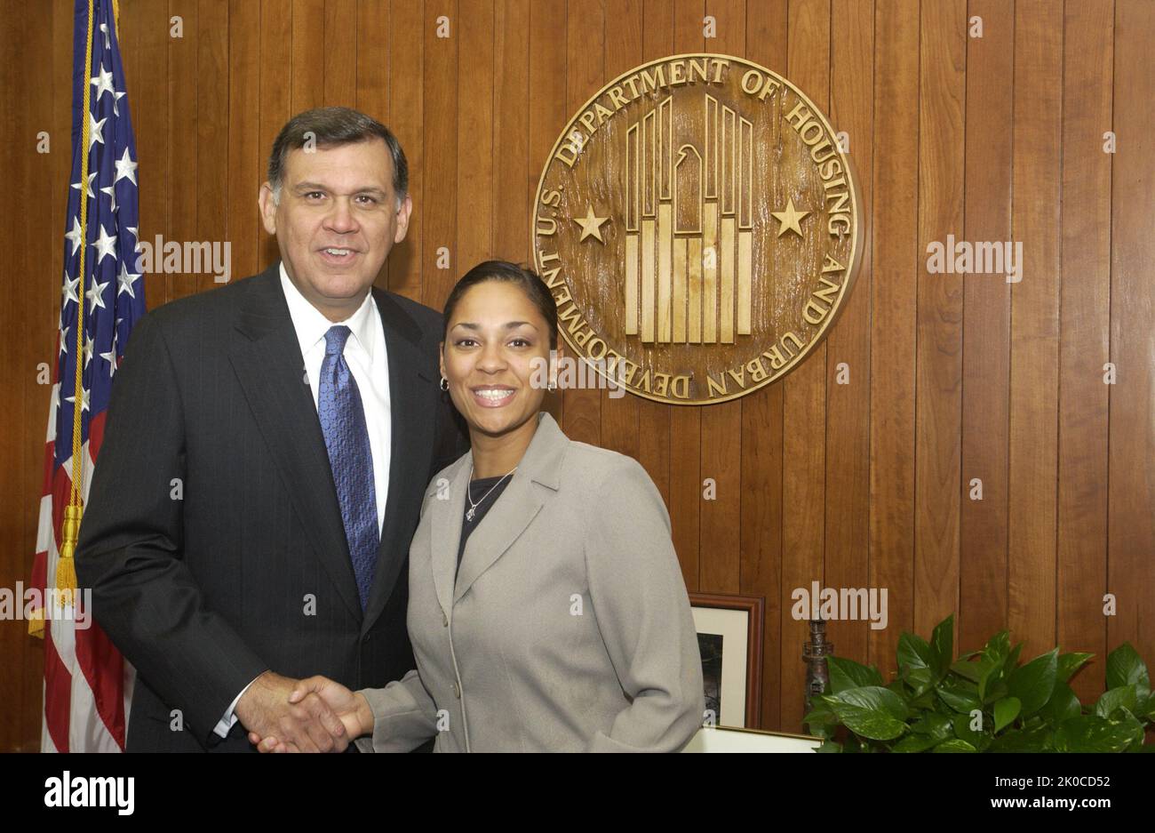 Secretary Mel Martinez with Field Policy and Management Staff ...