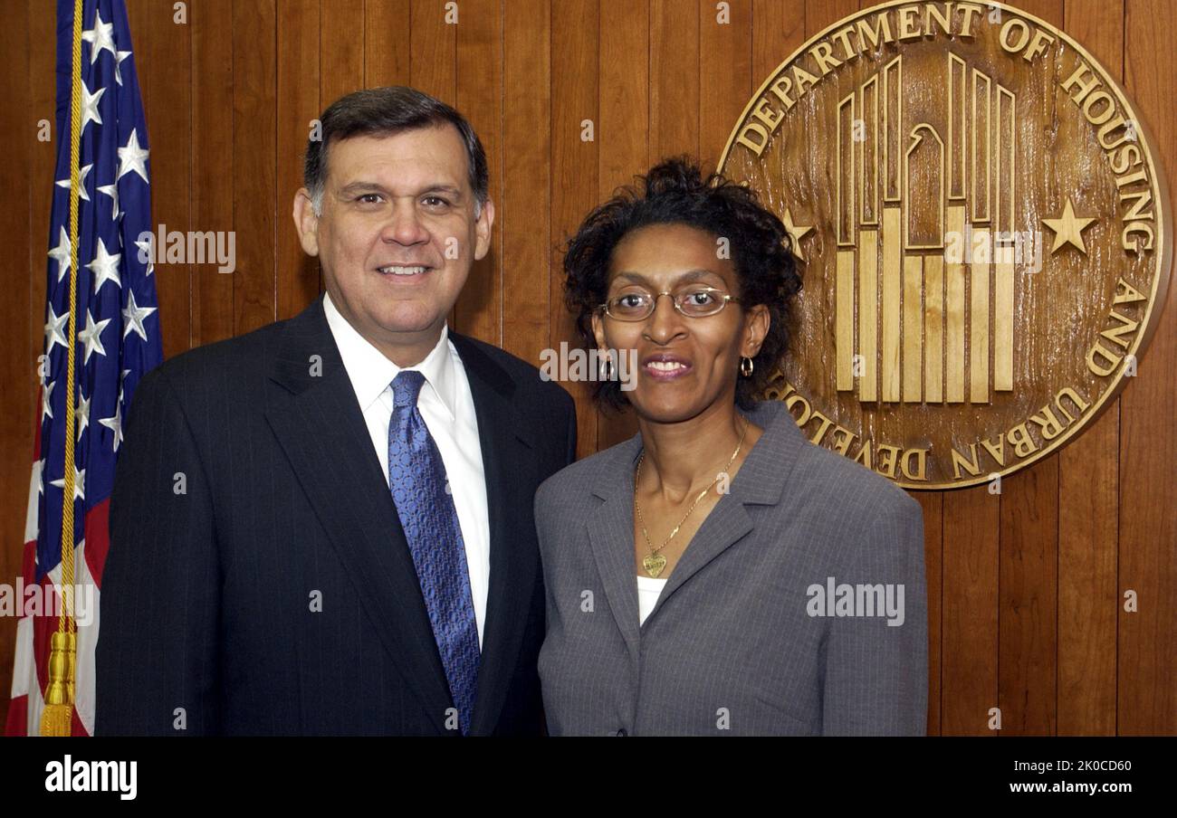 Secretary Mel Martinez with Field Policy and Management Staff ...