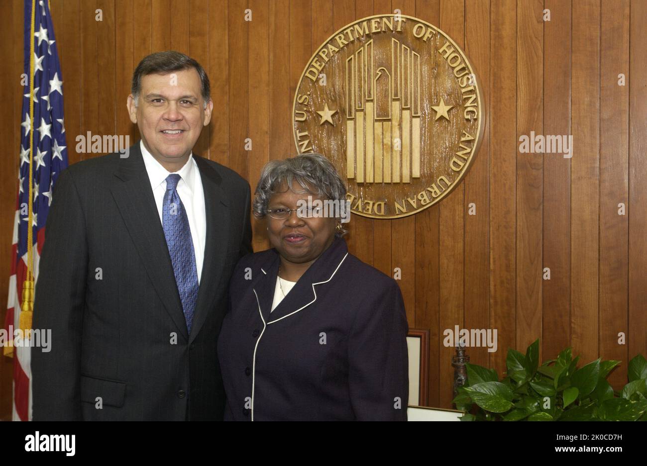 Secretary Mel Martinez with Field Policy and Management Staff ...