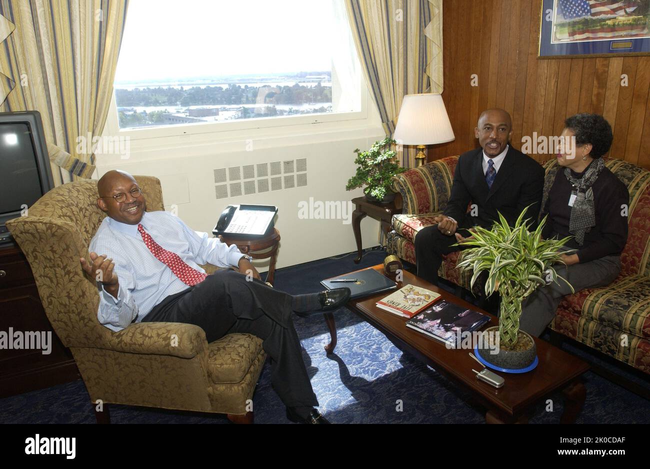 Deputy Secretary Alphonso Jackson with Montel Williams. Deputy ...