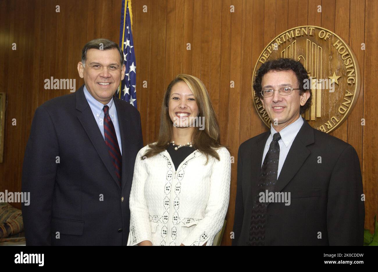 Secretary Mel Martinez with HUD Headquarters Officials. Secretary Mel ...