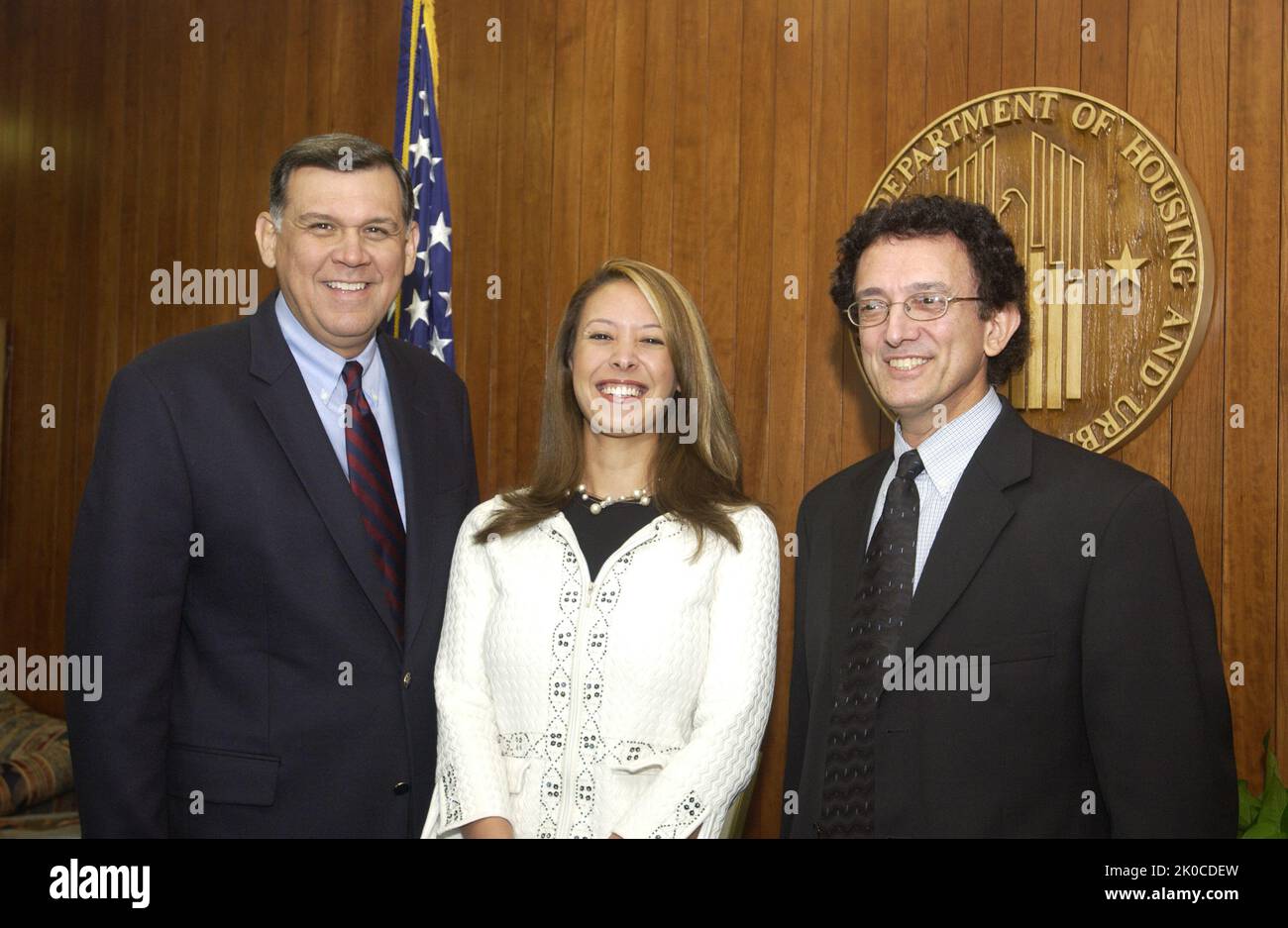 Secretary Mel Martinez with HUD Headquarters Officials. Secretary Mel ...