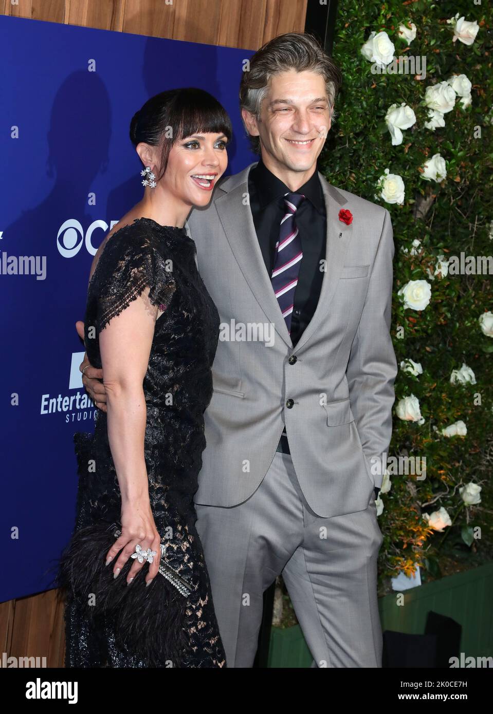 Los Angeles, USA. 10th Sep, 2022. Christina Ricci, Mark Hampton arrives at The Paramount Emmy ...