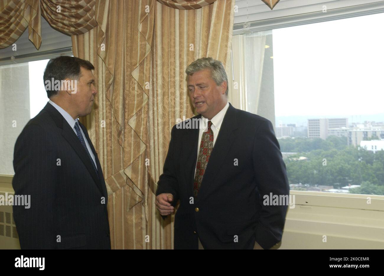 Secretary Mel Martinez with Jon Johnson. Secretary Mel Martinez with ...