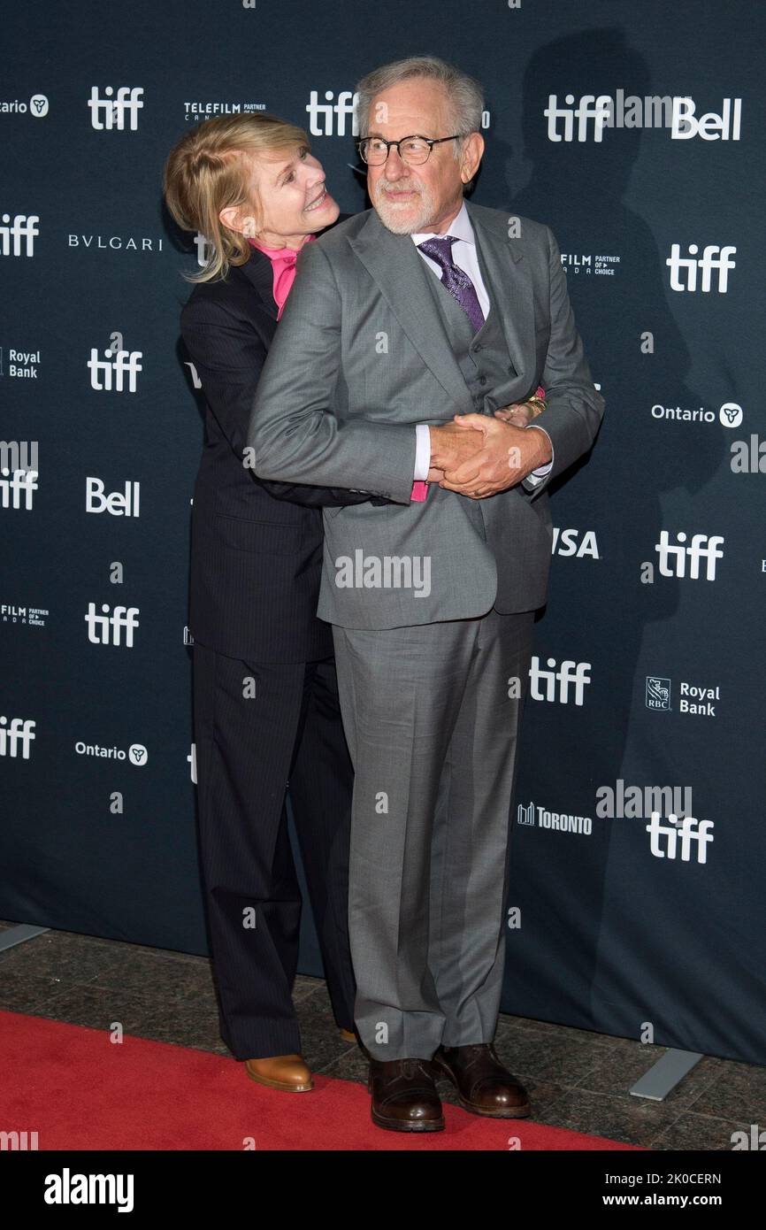 Toronto, Canada. 10th Sep, 2022. Steven Spielberg and his wife Kate ...