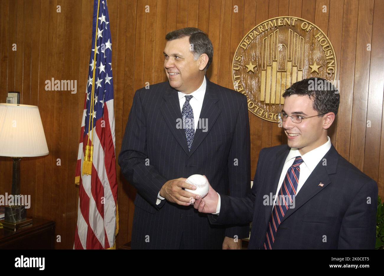Secretary Mel Martinez with David Sherzer. Secretary Mel Martinez with ...