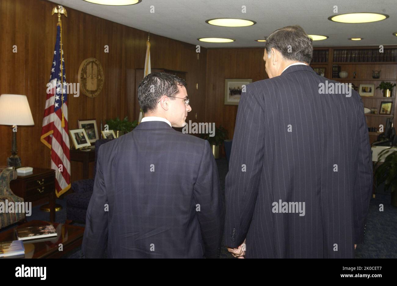 Secretary Mel Martinez with David Sherzer. Secretary Mel Martinez with ...