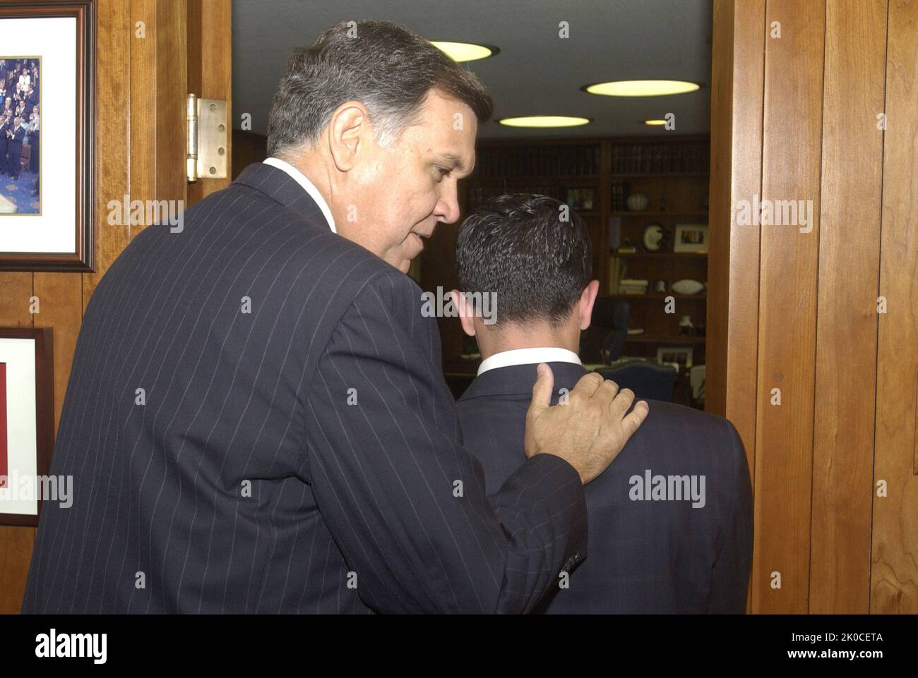 Secretary Mel Martinez with David Sherzer. Secretary Mel Martinez with ...