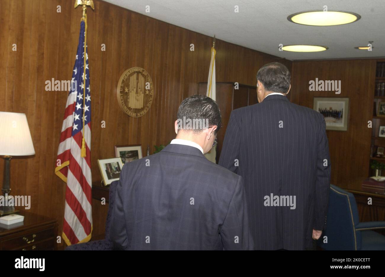 Secretary Mel Martinez with David Sherzer. Secretary Mel Martinez with ...