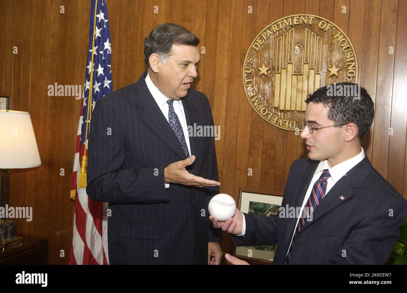 Secretary Mel Martinez with David Sherzer. Secretary Mel Martinez with ...