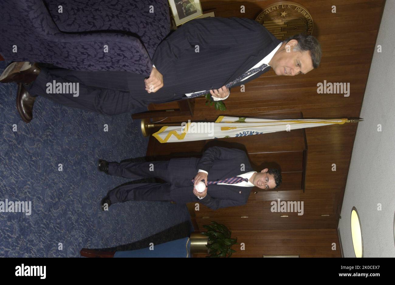 Secretary Mel Martinez with David Sherzer. Secretary Mel Martinez with ...