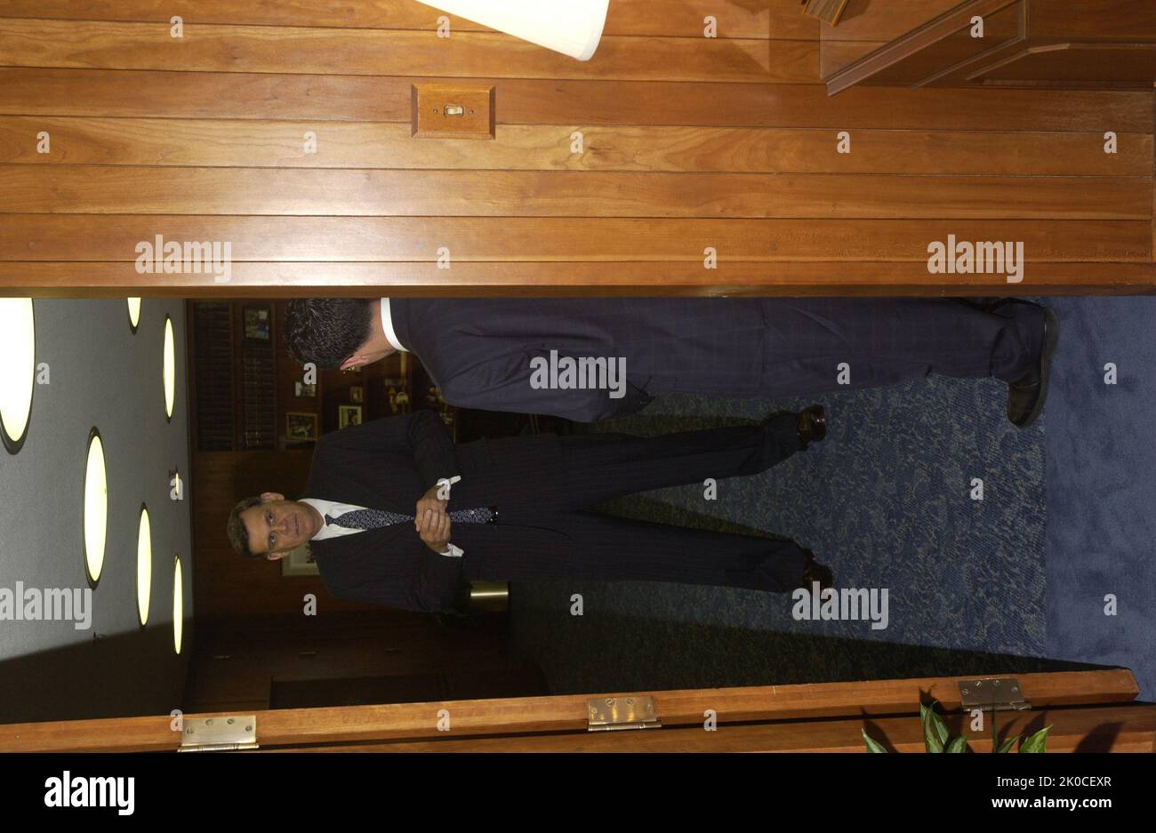 Secretary Mel Martinez with David Sherzer. Secretary Mel Martinez with ...