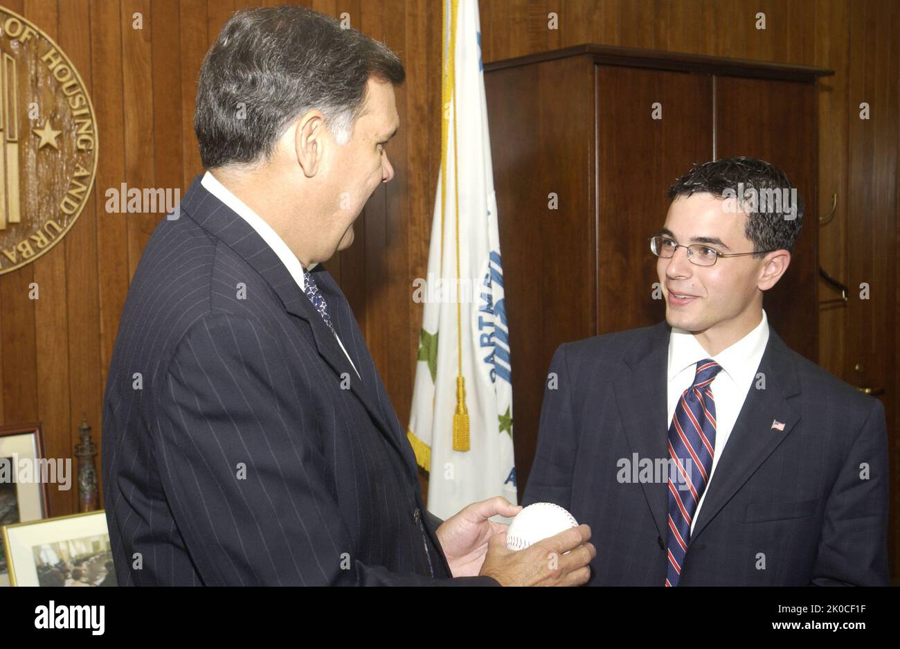 Secretary Mel Martinez with David Sherzer. Secretary Mel Martinez with ...