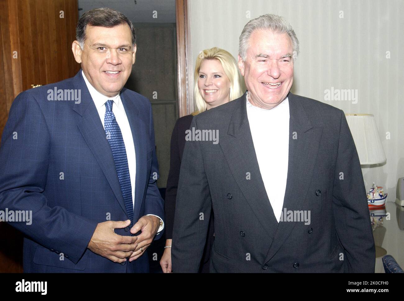 Secretary Mel Martinez with David Siegel. Secretary Mel Martinez with ...