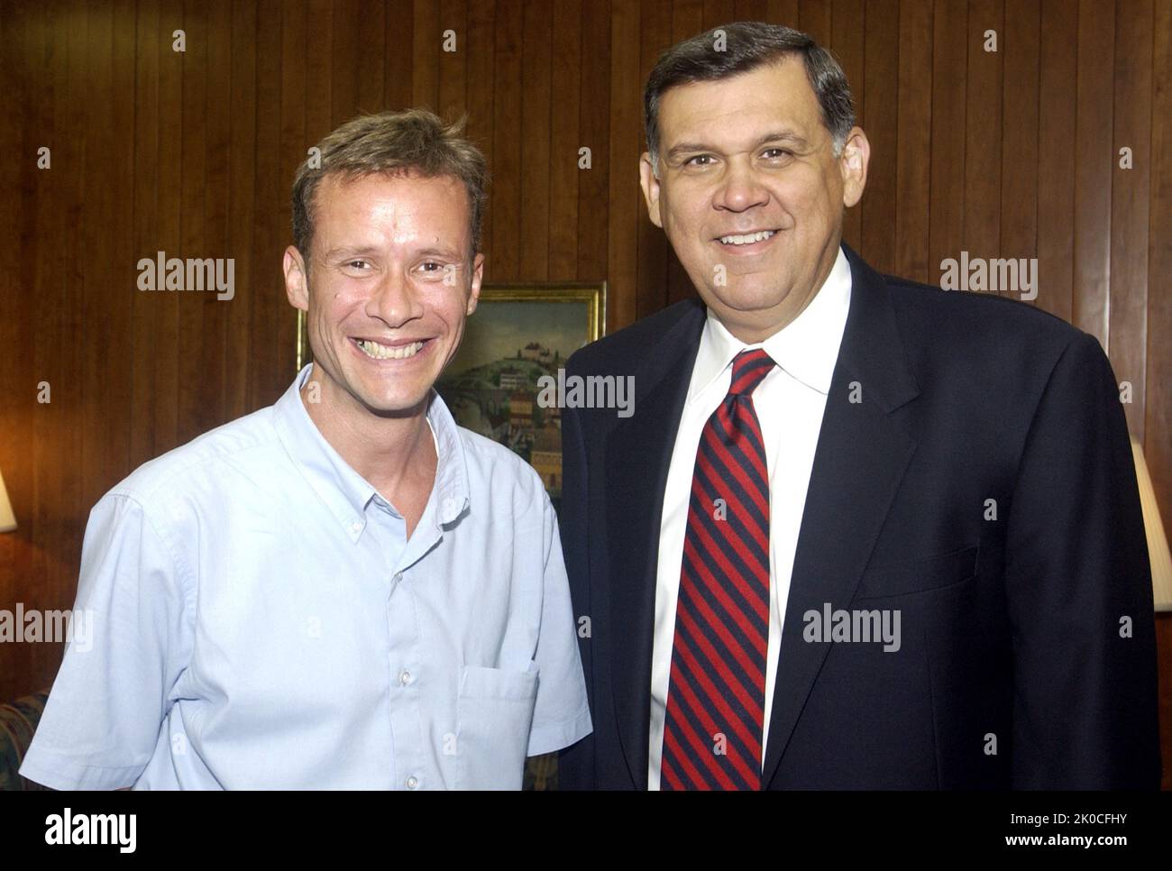 Secretary Mel Martinez with Lucian Williams. Secretary Mel Martinez ...