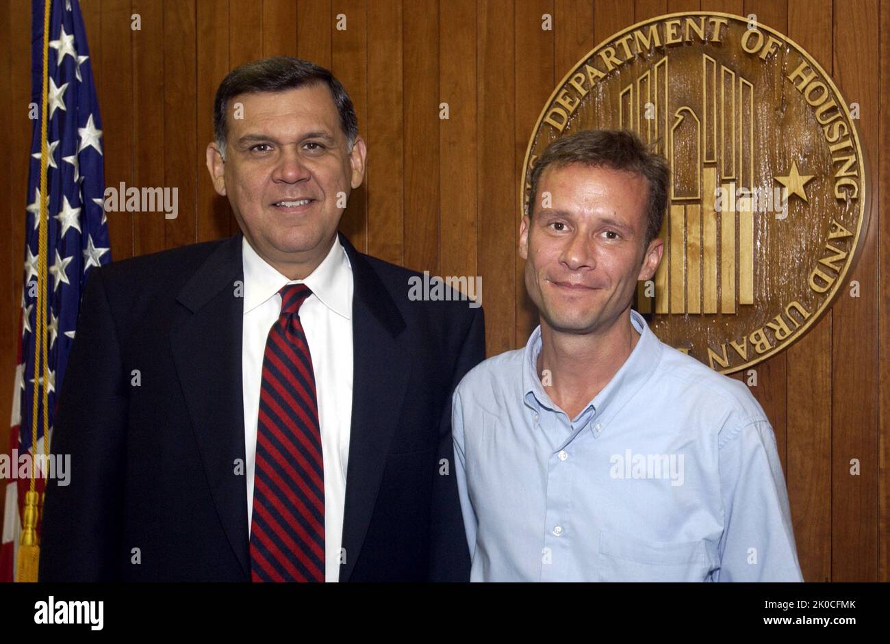 Secretary Mel Martinez with Lucian Williams. Secretary Mel Martinez ...