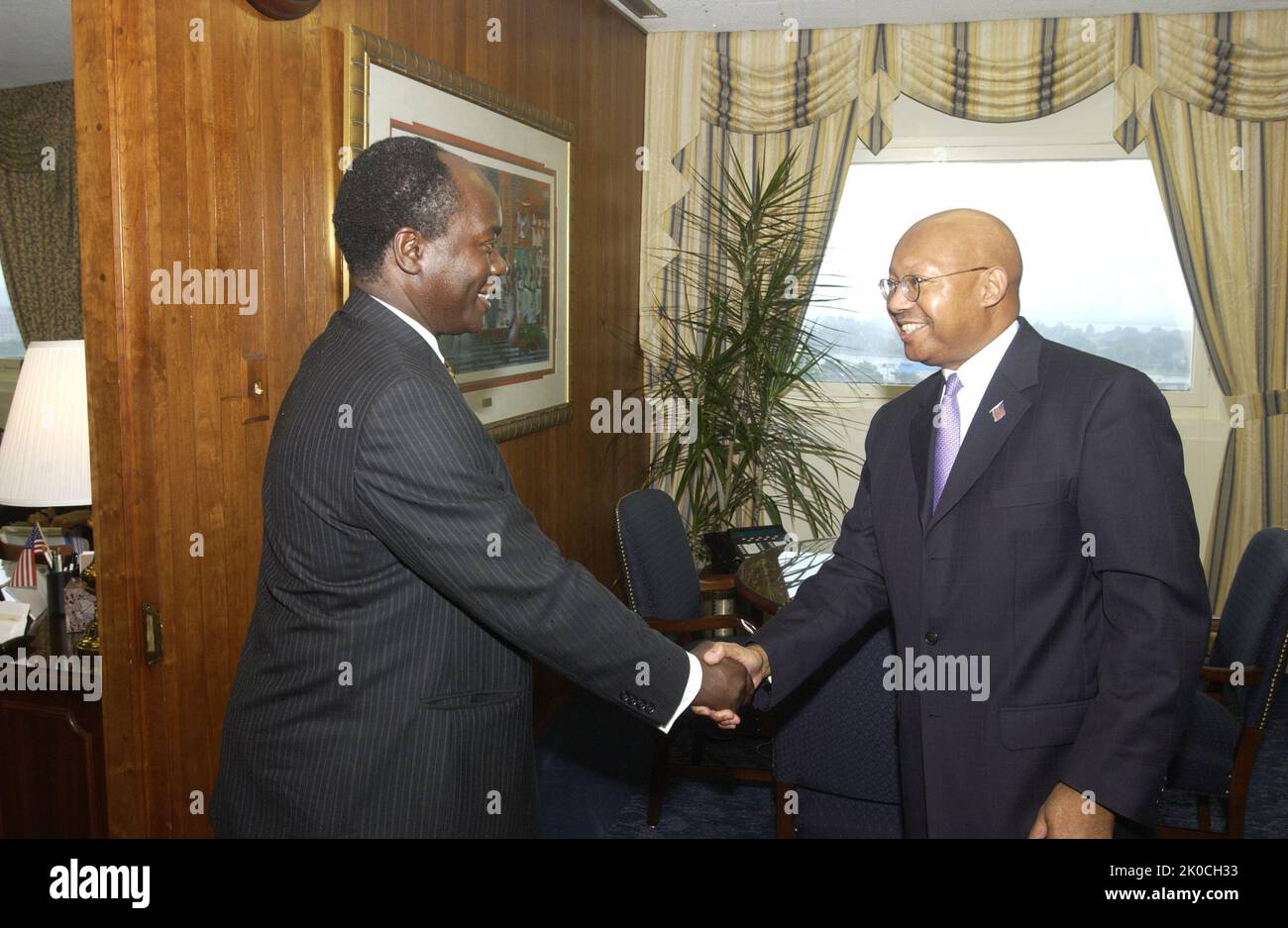 Deputy Secretary Alphonso Jackson with A.J. Odera. Deputy Secretary ...