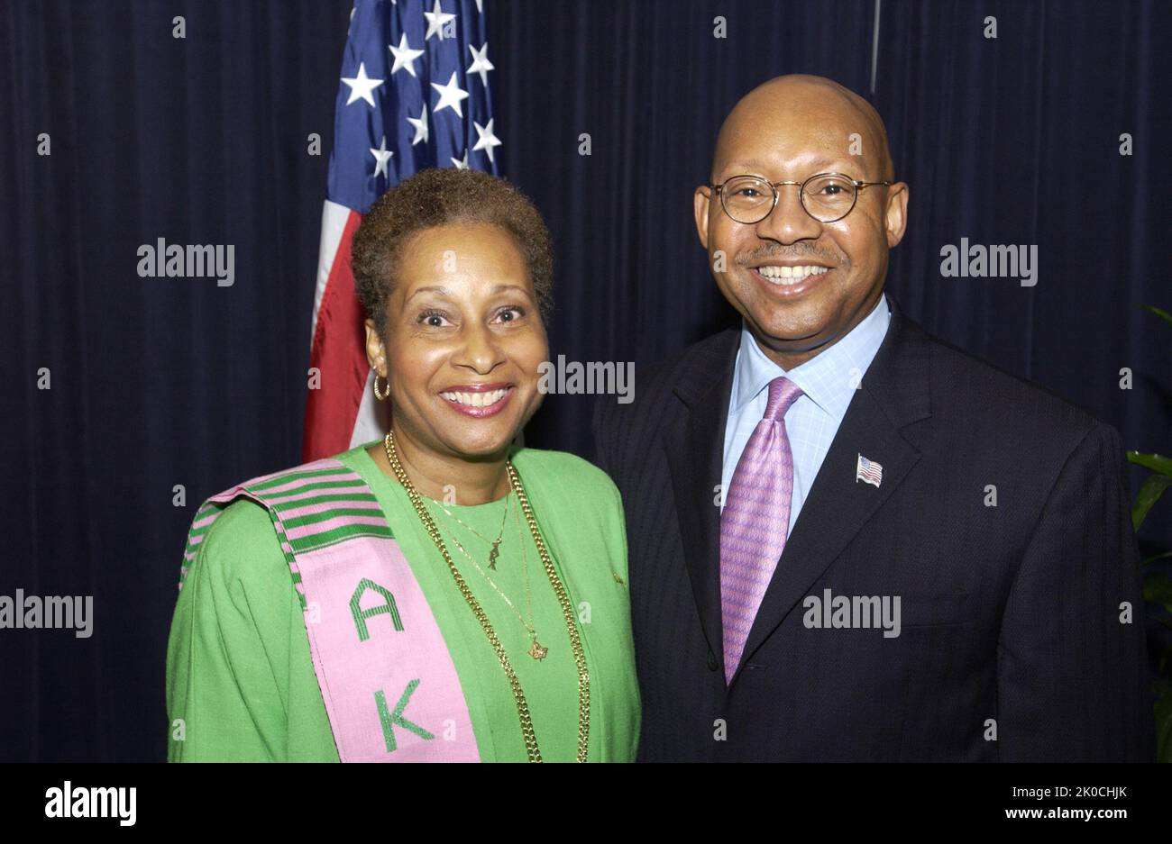 Deputy Secretary Alphonso Jackson with Alpha Kappa Alpha Delegation ...