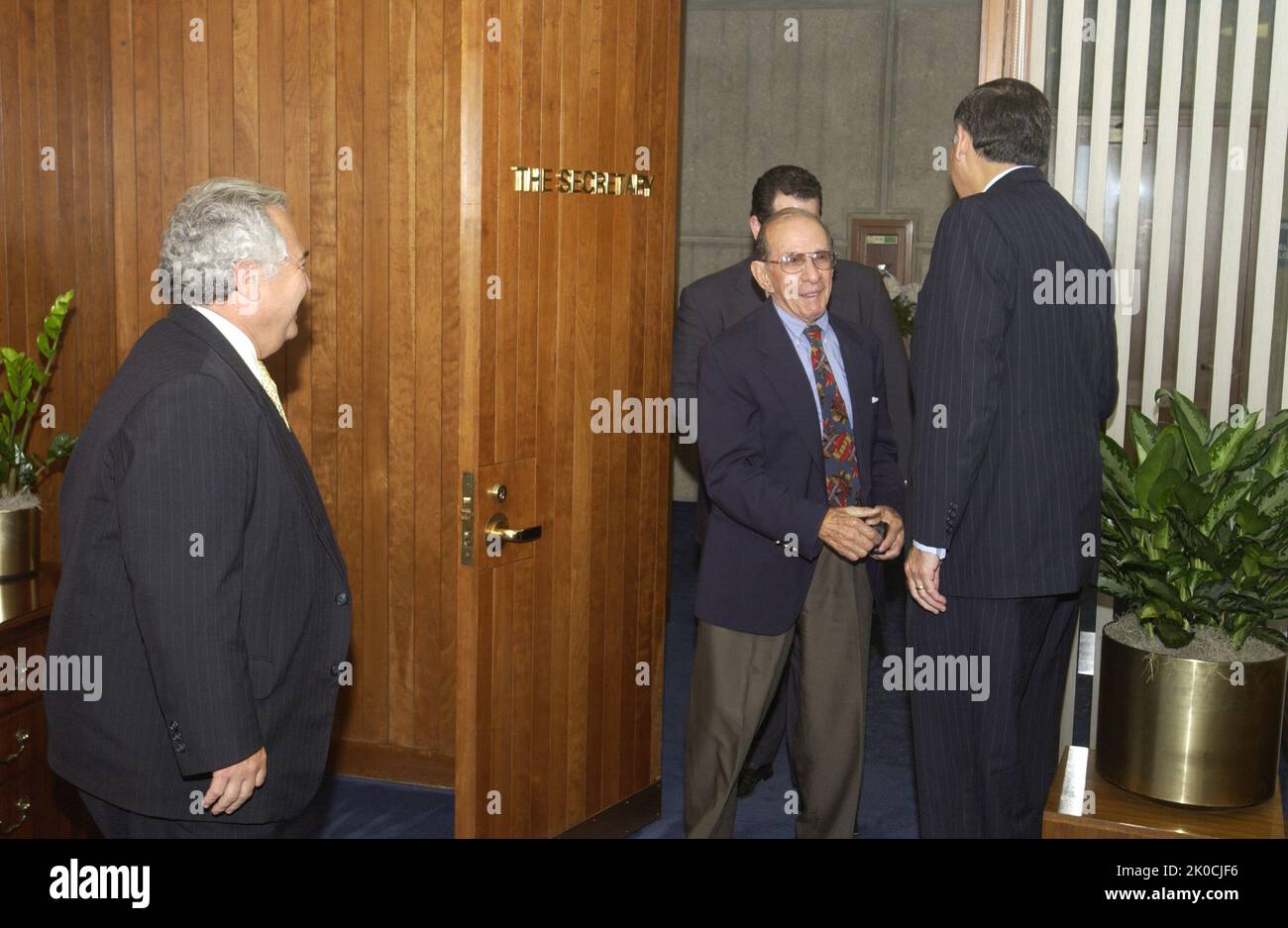 Secretary Mel Martinez with Ramon Barquin. Secretary Mel Martinez with ...