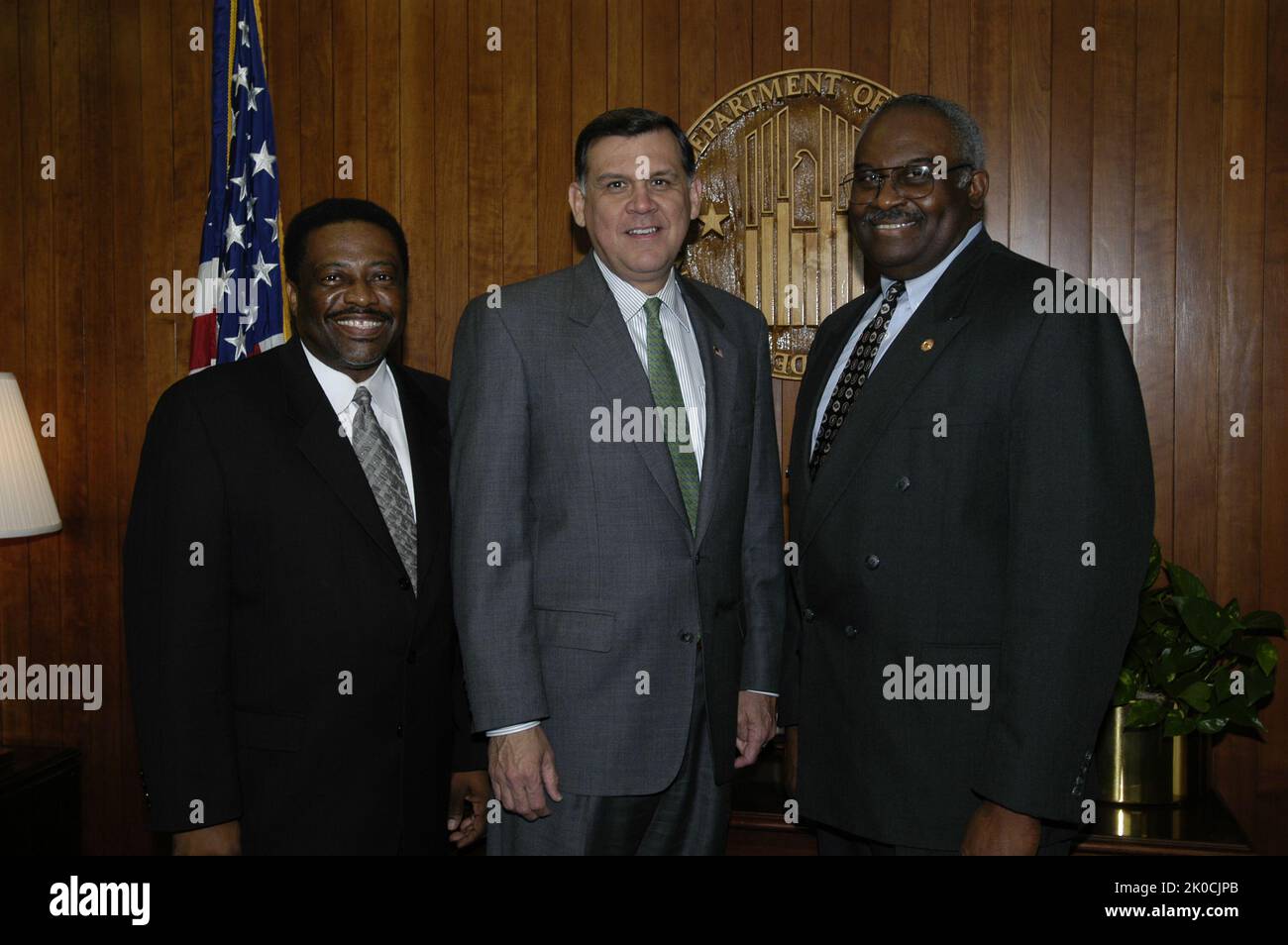 Secretary Mel Martinez with Ron Rogers, Pelham Williams. Secretary Mel ...