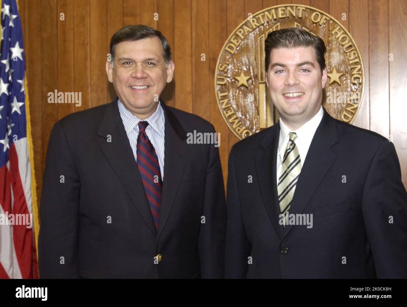 Secretary Mel Martinez with Jan Williams, David Bigbee. Secretary Mel ...