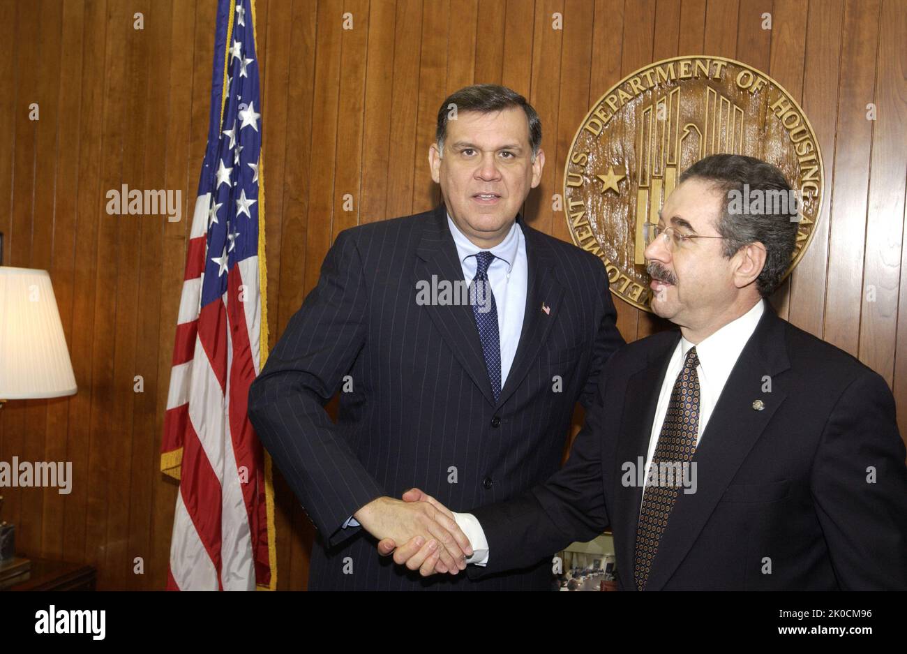 Secretary Mel Martinez with Frank Vaccarella. Secretary Mel Martinez ...