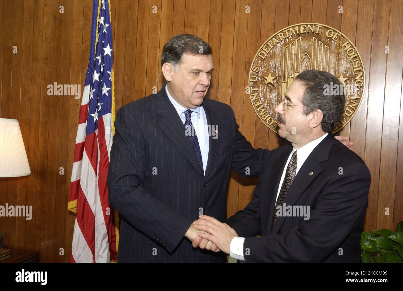 Secretary Mel Martinez with Frank Vaccarella. Secretary Mel Martinez ...