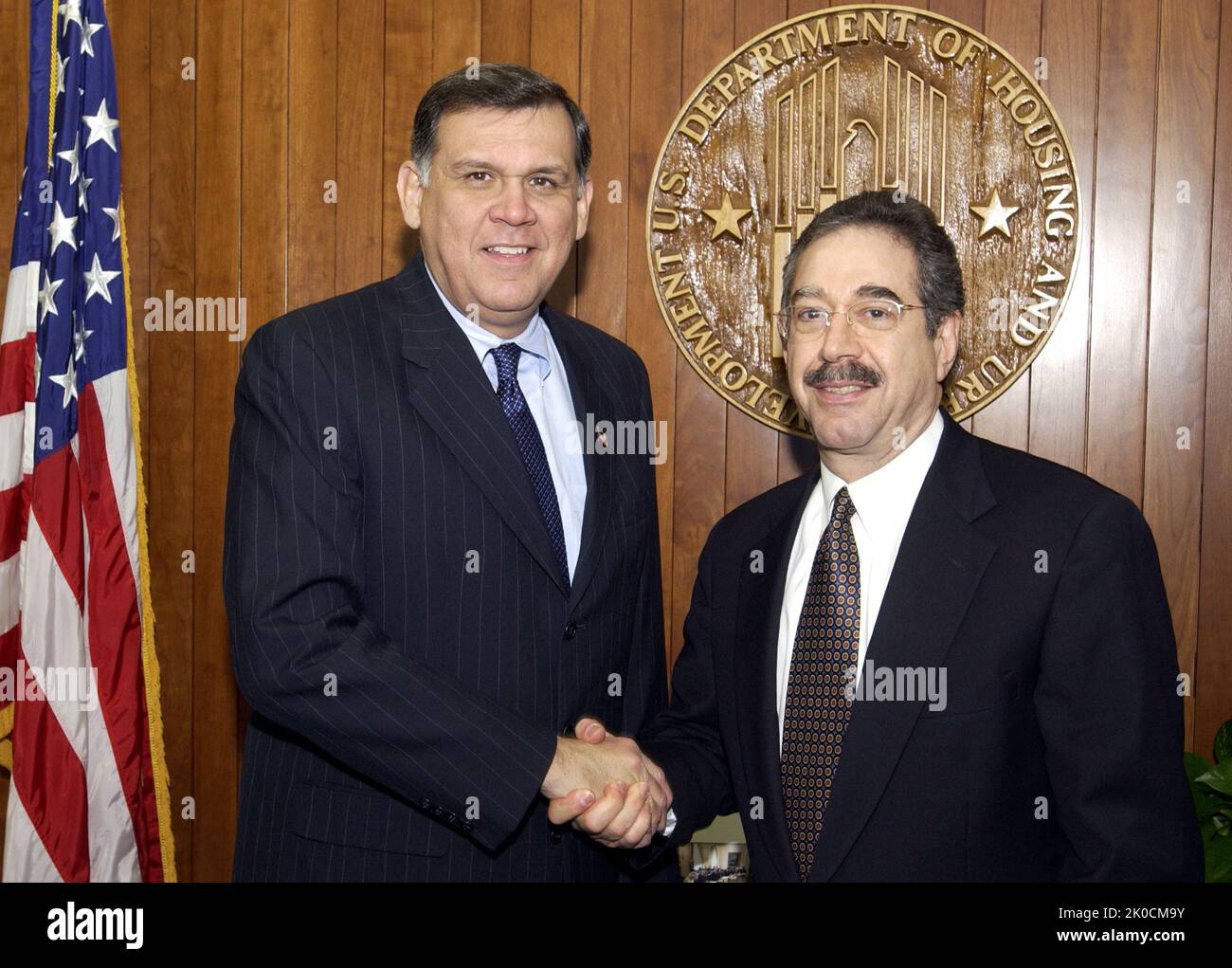 Secretary Mel Martinez with Frank Vaccarella. Secretary Mel Martinez ...