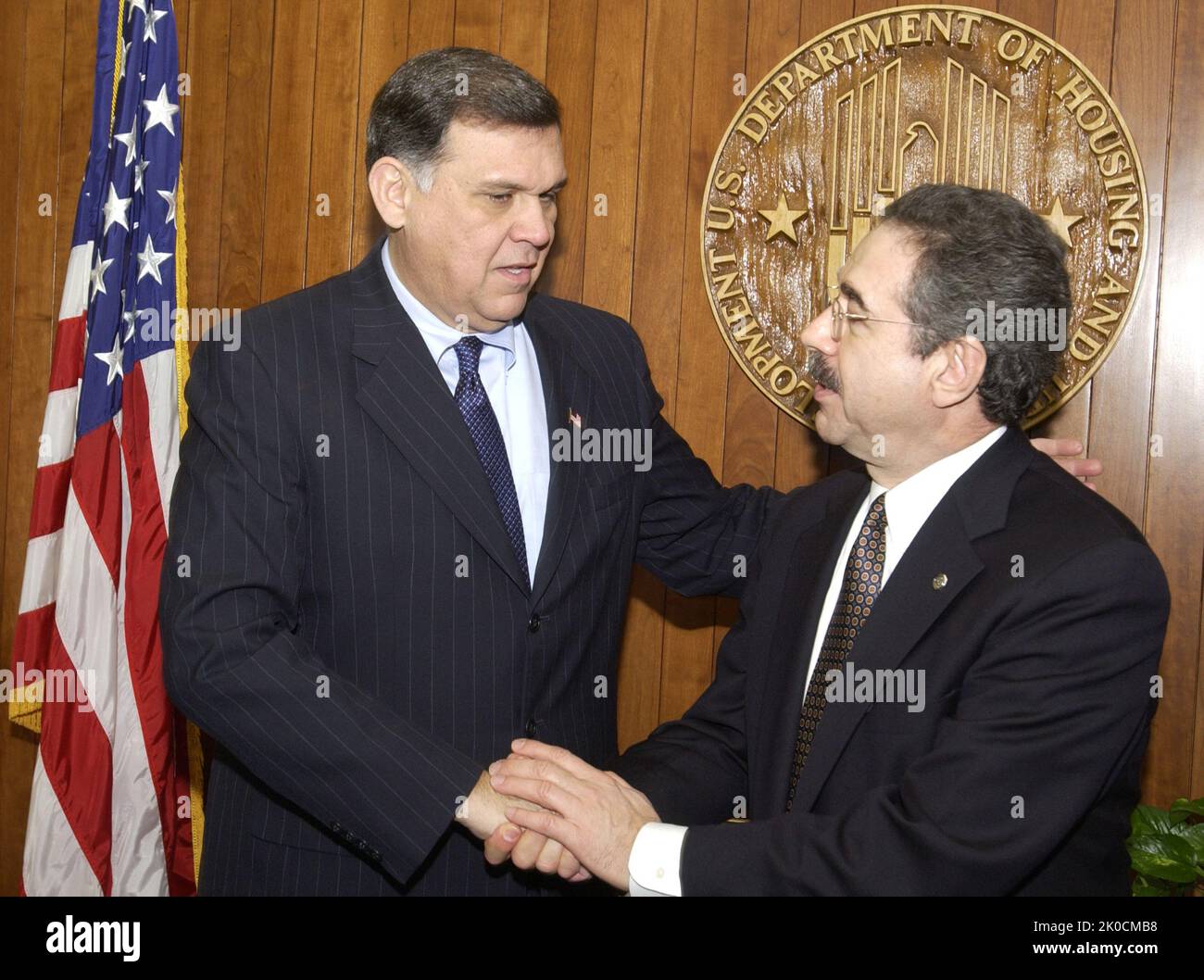 Secretary Mel Martinez with Frank Vaccarella. Secretary Mel Martinez ...
