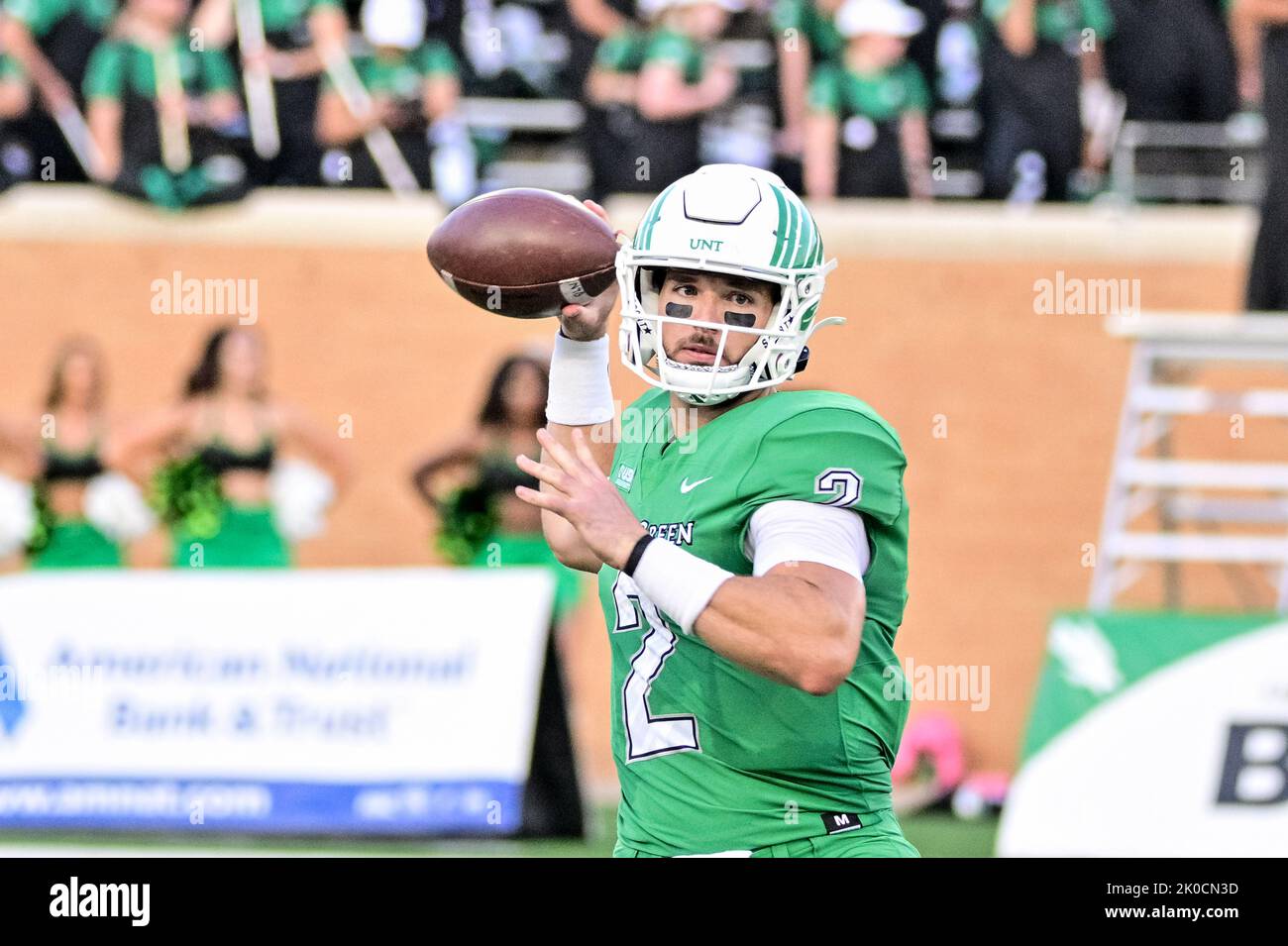 DENTON, TX - September 10th: .North Texas Mean Green quarterback Austin ...